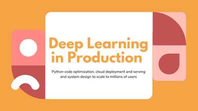Deep Learning in Production: Laptop set up and system design | AI Summer