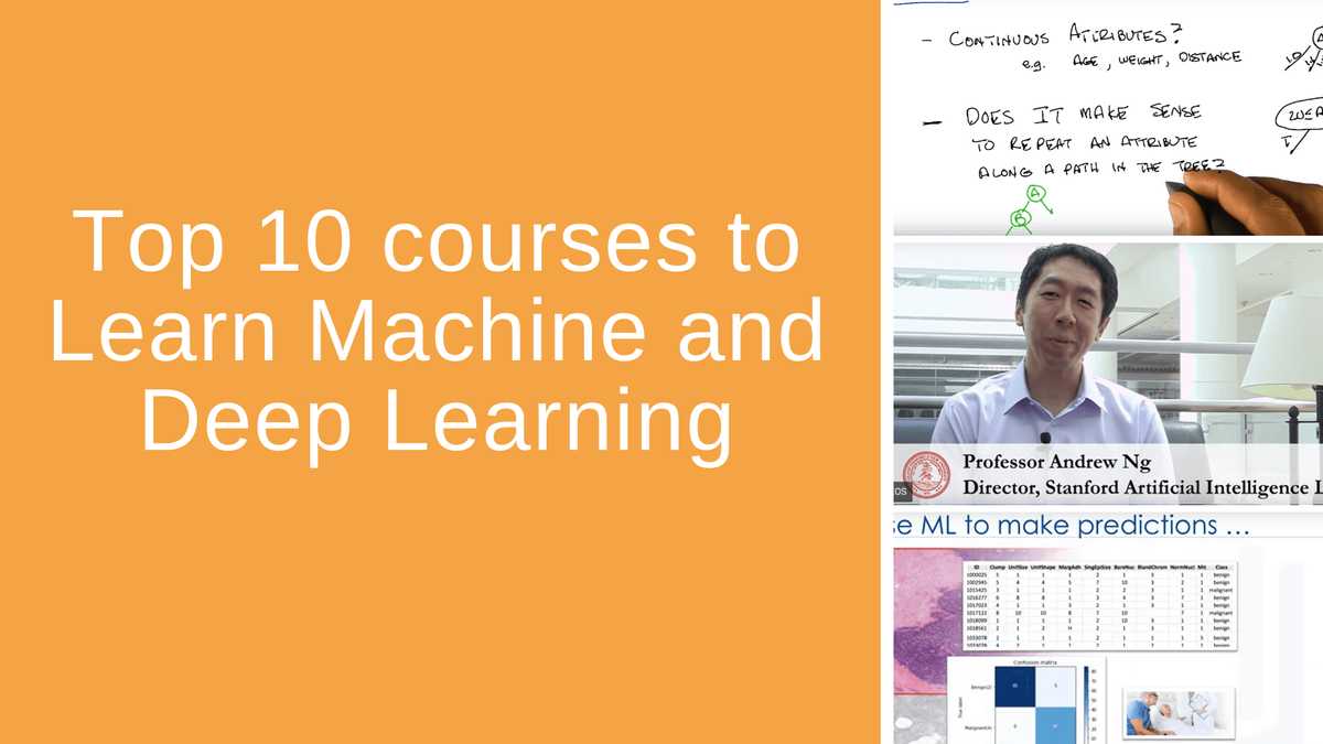 Top 10 courses to learn Machine and Deep Learning (2020) | AI Summer