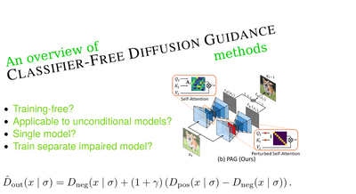 An overview of classifier-free diffusion guidance: impaired model guidance with a bad version of ...